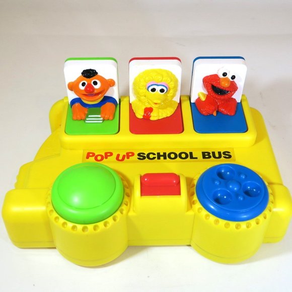 TYCO | Toys | Tyco Sesame Street Vintage 995 Pop Up School Bus ...